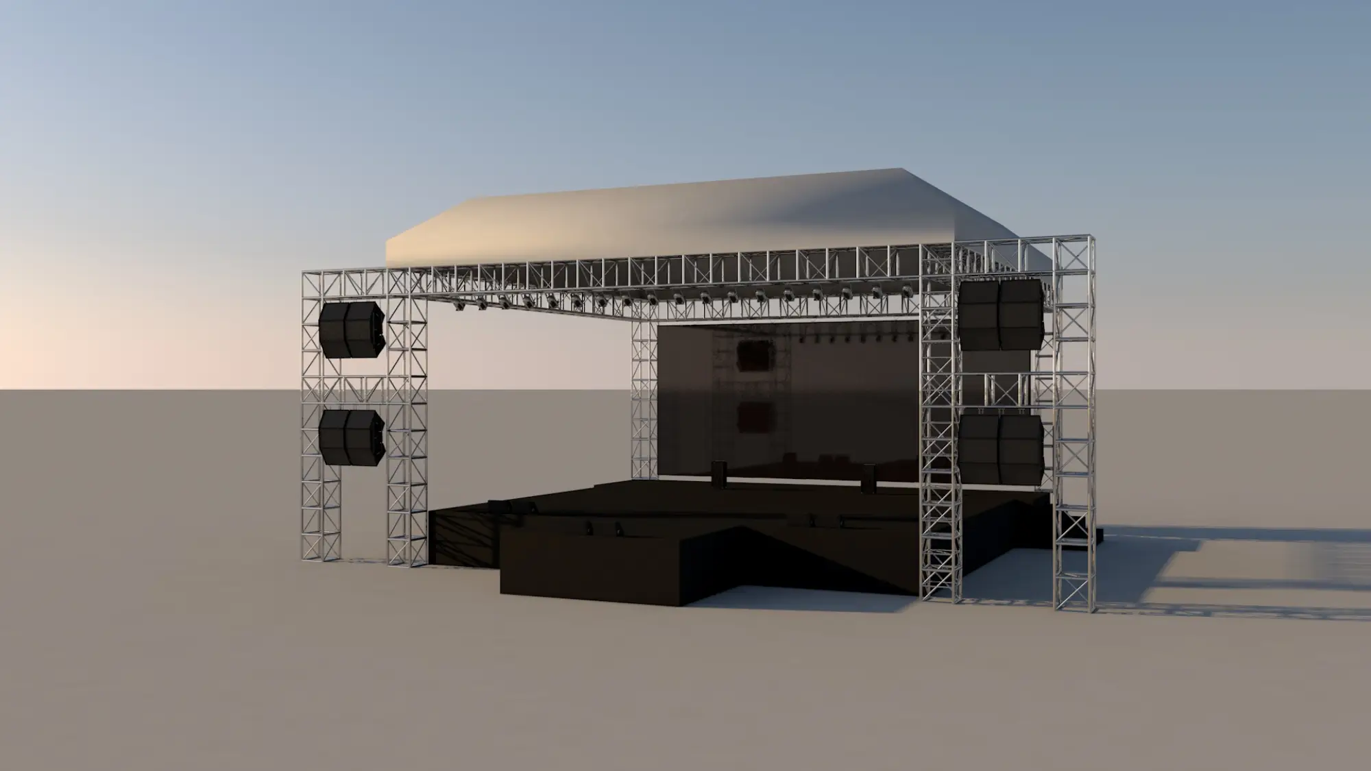 Desain Rangka Panggung Besi Kuat & Aman untuk Event - GSI Indonesia