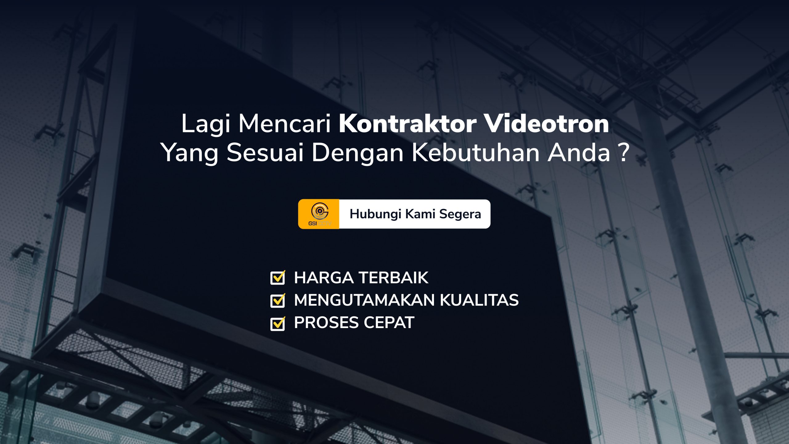 Jual videotron TKDN Indoor dan Outdoor - GSI Indonesia